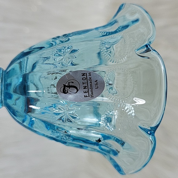 Fenton | Accents | Fenton Blue Glass Bell | Poshmark